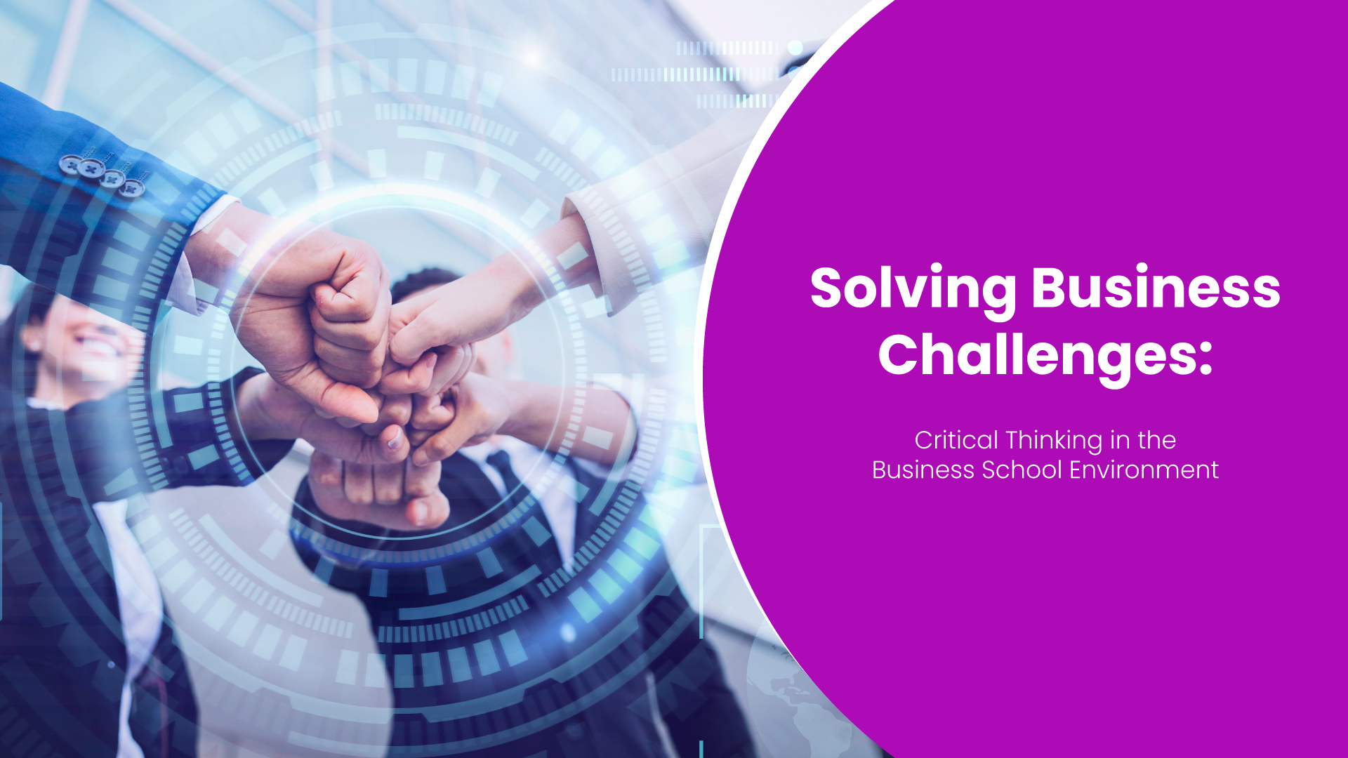 Solving Business Challenges: Critical Thinking in the Business School Environment - Ascencia ...
